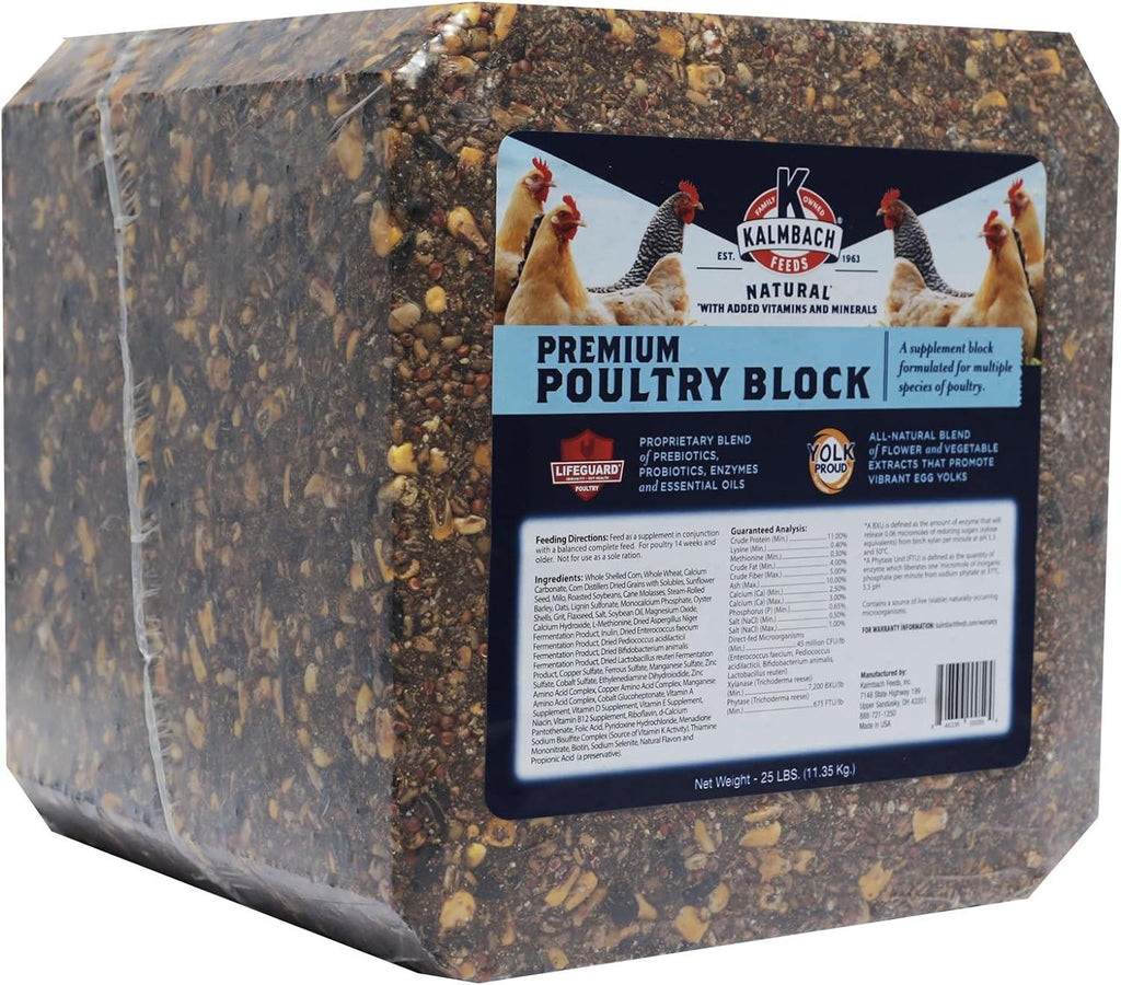 Kalmbach Premium Poultry Block – Little Sasquatch Farm and Garden