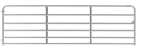 Tarter 14 ft. x 50 in. Galvanized Tube Gate – Little Sasquatch Farm and ...
