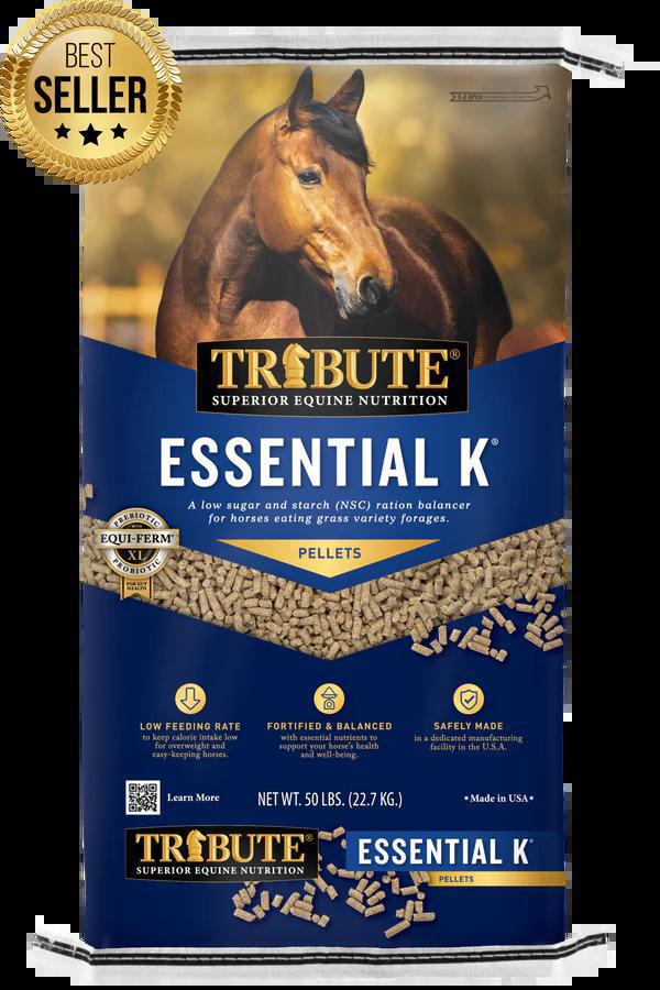 Tribute Essential K, Pelleted, Low NSC Ration Balancer – Little ...