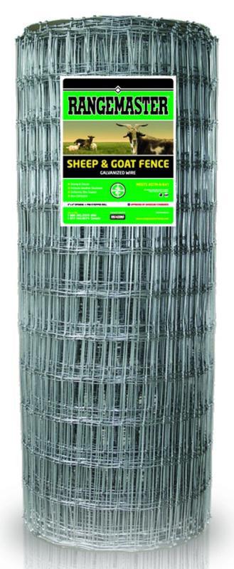 Rangemaster 6964 Sheep and Goat Fence, 100 ft L, 48 in H, 4 x 4 in Mes ...