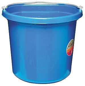 Fortex-Fortiflex FB-120 Series FB-120BL Bucket, 20 qt Volume, Rubber/P ...