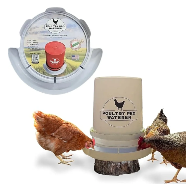 Poultry Pro Waterer – Little Sasquatch Farm and Garden